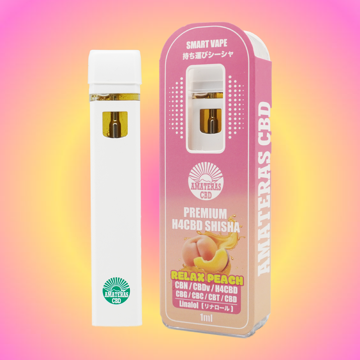 PREMIUM SHISHA - RELAX PEACH - – AMATERAS CBD